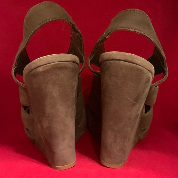 Ash | Shoes | Ash Megan Leather Wedge Sandal Sz 8 | Poshmark